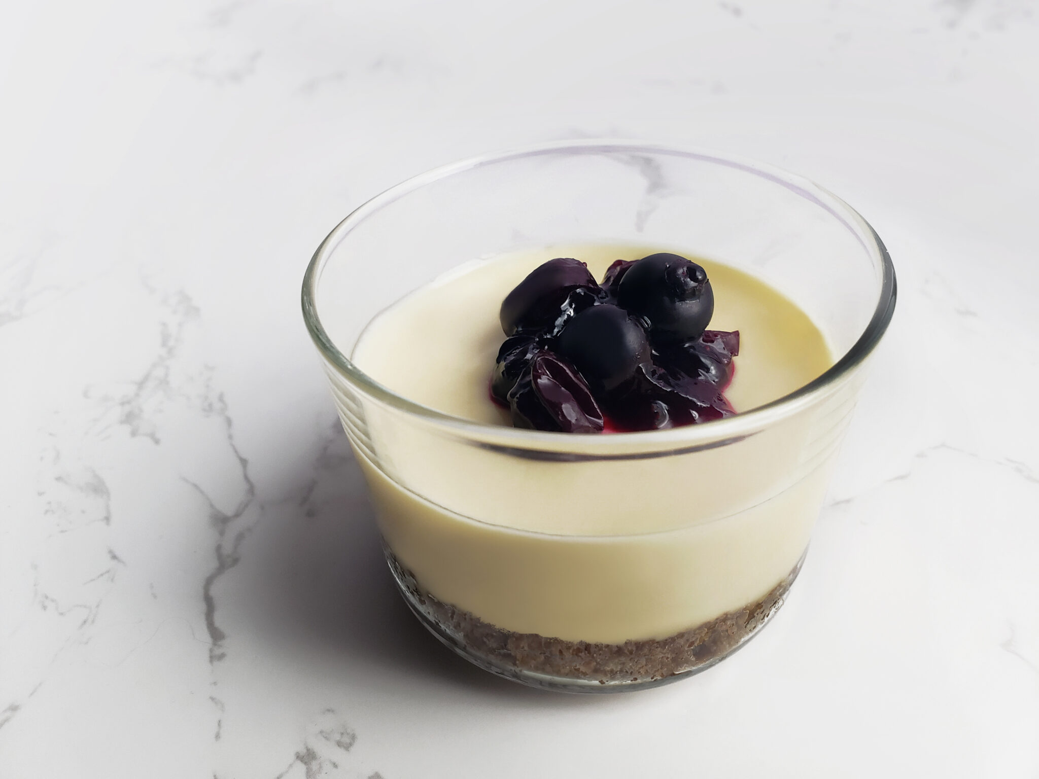 Pawpaw Posset with Molasses Cookie Crumble and Blueberry Compote ...
